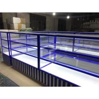 China ODM Cell Phone Store Fixtures Showcase With 8mm Thick Tempered Glass for sale