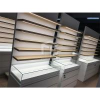 China MDF Eyeglasses Optical Shop Display Cabinets ODM Marble Top Powder Coated for sale