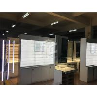 China MDF Eyeglasses Optical Shop Display Cabinets ODM Marble Top Powder Coated for sale