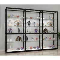 China EPE Cotton Glass Display Showcase Monomer Design Mobile Shop Counter for sale