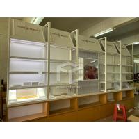 China 3mm MDF Skincare Display Shelves For Cosmetic Shop Monomer Design for sale