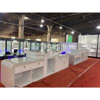 China Monomer Design Wig Display Case 10mm Tempered Glass Free Design for sale