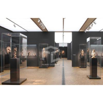 China SS Glass Museum Display Case for sale