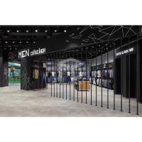 China Boutique Men Garments Shop Display Furniture Power Saving Electroplate for sale