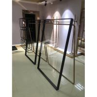 China OEM Boutique Wedding Dress Clothing Shop Display Furniture Rack Monomer Design for sale