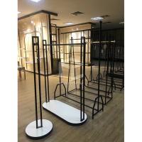 China OEM Boutique Wedding Dress Clothing Shop Display Furniture Rack Monomer Design for sale