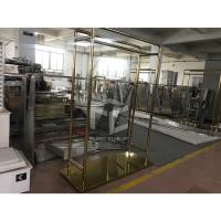 China CNC Iron Garment Store Display Stands Racks T4 Lighting for sale