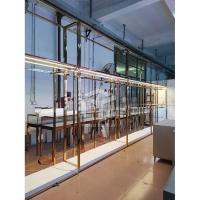 China Electroplate Steel Boutique Clothing Display Stands With T5 Lighting for sale