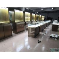 China 1000mm Long Jewelry Shop Furniture T4 LED Jewellery Display Counter for sale