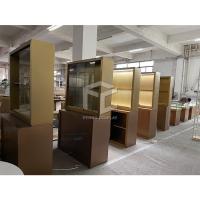 China Tempered Glass 10mm Thick Jewelry Shop Furniture Glass Jewelry Display Case With Lock ODM for sale