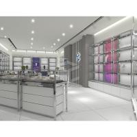 China 3D Design ODM Jewelry Shop Furniture Showroom Jewellery Vitrine Powder Coated for sale