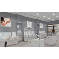 China 400mm Long Retail Glass Jewelry Shop Furniture 201 304 Stainless Steel for sale