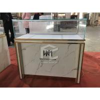 China 304 Stainless Steel Jewelry Shop Furniture White Golden Color for sale