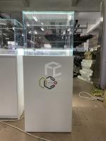 China T4 LED Jewelry Shop Furniture 500*500mm Display Case Counter for sale