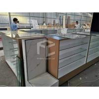 China 3000mm Long Mobile Phone Display Showcase With 2pcs Drawers for sale