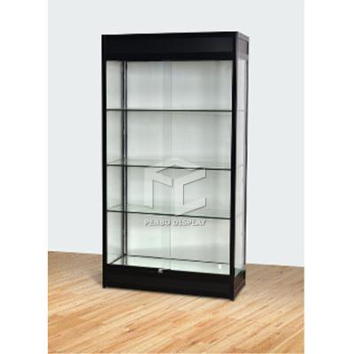 China T4 LED Glass Display Showcase 78.7in high Shop Show Case for sale