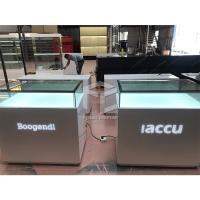 China 12pcs Drawers Glass Mobile Phone Display Showcase 1200x2400mm With LED Light for sale