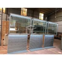 China 12pcs Drawers Glass Mobile Phone Display Showcase 1200x2400mm With LED Light for sale