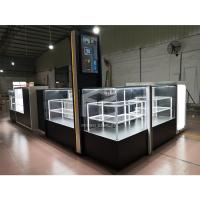 China OEM Glass Mobile Phone Display Showcase 3mm Thick Stainless Steel for sale