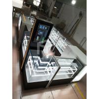 China 4000mm Long Mobile Phone Display Showcase 3000mm Width 10mm Thick Tempered Glass for sale