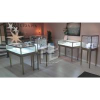 China Penbo 1200*400*1050 Glass Jewelry Shop Furniture Counter Glossy for sale