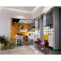 China Monomer Design Coffee Shop Display Counter 16mm Thick MDF for sale