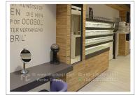 China EPE Foam Eyewear Optical Shop Display Cabinets 16mm MDF Free Standing Rack for sale