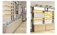 China OEM Retail Optical Shop Display Stand Floor 20mm Thick MDF for sale