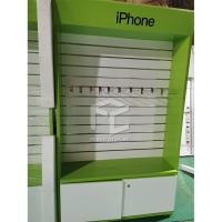China Slatwall Mobile Phone Display Showcase Store Furniture 8mm Thick Metal for sale