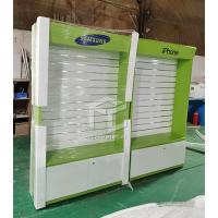 China Slatwall Mobile Phone Display Showcase Store Furniture 8mm Thick Metal for sale