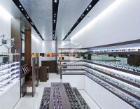 China 3mm MDF Optical Shop Display Cabinets Monomer Design for sale