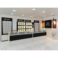 China OEM Wall Mounted Display Cabinets With Glass Doors 16mm Thick MDF for sale