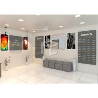 China L5 LED Eyewear Glass Display Rack With 8mm Thick Melamine Board for sale