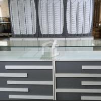 China 15mm Thick MDF Eyewear Optical Display Cabinet EPE Cotton Packaging for sale