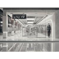 China Metal Clothing Shop Display Furniture Veneered Surface for sale