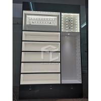 China 20mm MDF Skincare Display Shelves For Cosmetic Shop EPE Cotton Packaging for sale