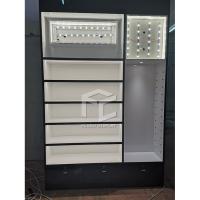 China 20mm MDF Skincare Display Shelves For Cosmetic Shop EPE Cotton Packaging for sale