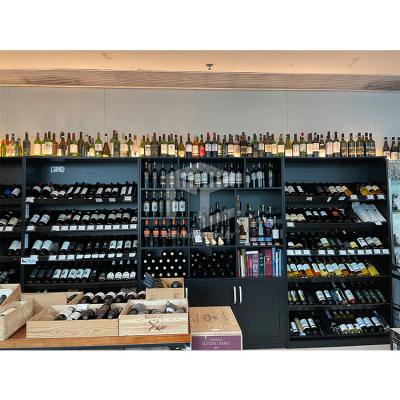 China EPE Foam Packaging Wine Display Cabinet 16mm Thick Selectable MDF for sale