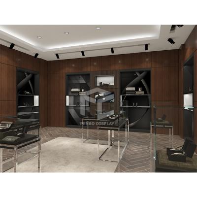 China Custom Interior Watch Display Showcase For retail store for sale