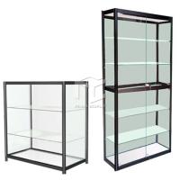 China 3pcs Spotlight Display Glass Case For Store 15KG Per Layer for sale