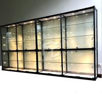 China 3pcs Spotlight Display Glass Case For Store 15KG Per Layer for sale