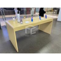 China Ecological Cell Phone Cabinet MDF With Baking 4pcs Column Cell Phone Showcase for sale
