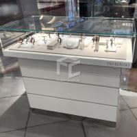China 6500k LED Light Jewellery Shop Counter Showcase 1100*550*1150mm for sale