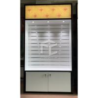 China OEM Mobile Phone Display Showcase MDF 16mm Thick Phone Store Decoration for sale