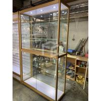 China 8mm Thick Tempered Glass Display Showcase Counter 1200mm Long for sale