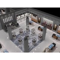 China Glass Steel Watch Display Showcase Shops Display Furniture for sale