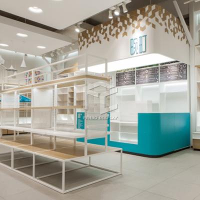 China Retail Magnificent Clothing Shop Display Furniture 2cm Thick MDF for sale