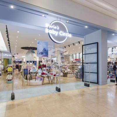 China Plywood Veneer Kid Clothing Store Display Fixtures 20mm Thickness MDF for sale