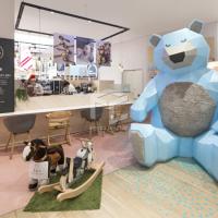 China Plywood Veneer Kid Clothing Store Display Fixtures 20mm Thickness MDF for sale