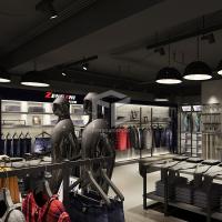 China ODM Redecorate Folded Shirt Clothing Shop Display Furniture Morden Style for sale